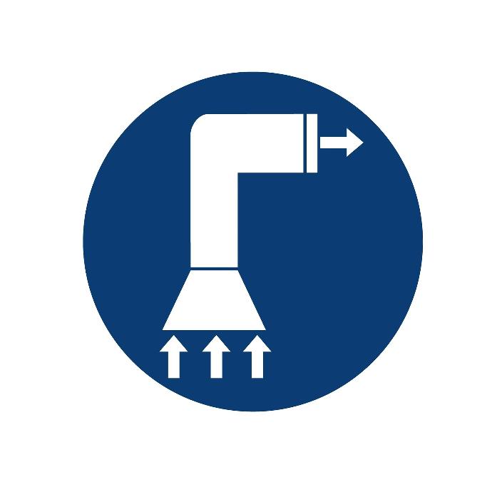 Sign Air Extraction To Be Worn 290X290 | FTS Safety